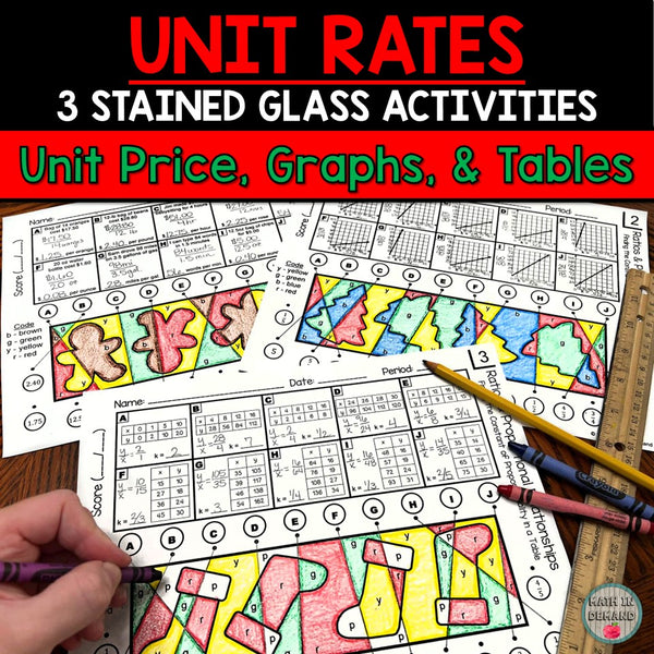 Worksheets Tagged "unit rate worksheet" - Math in Demand