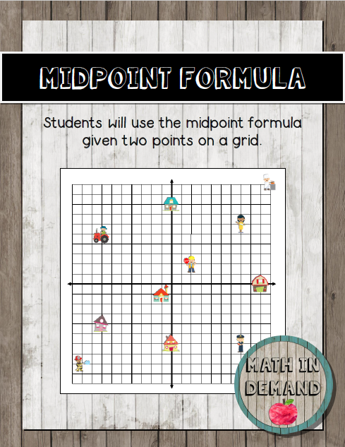 Activities Tagged "midpoint formula worksheet" - Math in Demand