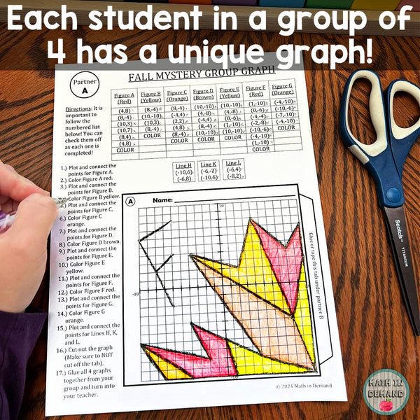Group Mystery Graph Activities Bundle - Math in Demand