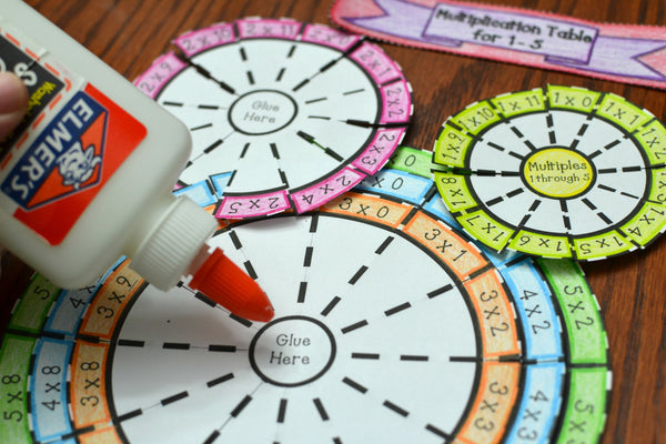 Multiplication Wheel Foldable Bundle (Times Table 1 Through 10) - Math ...
