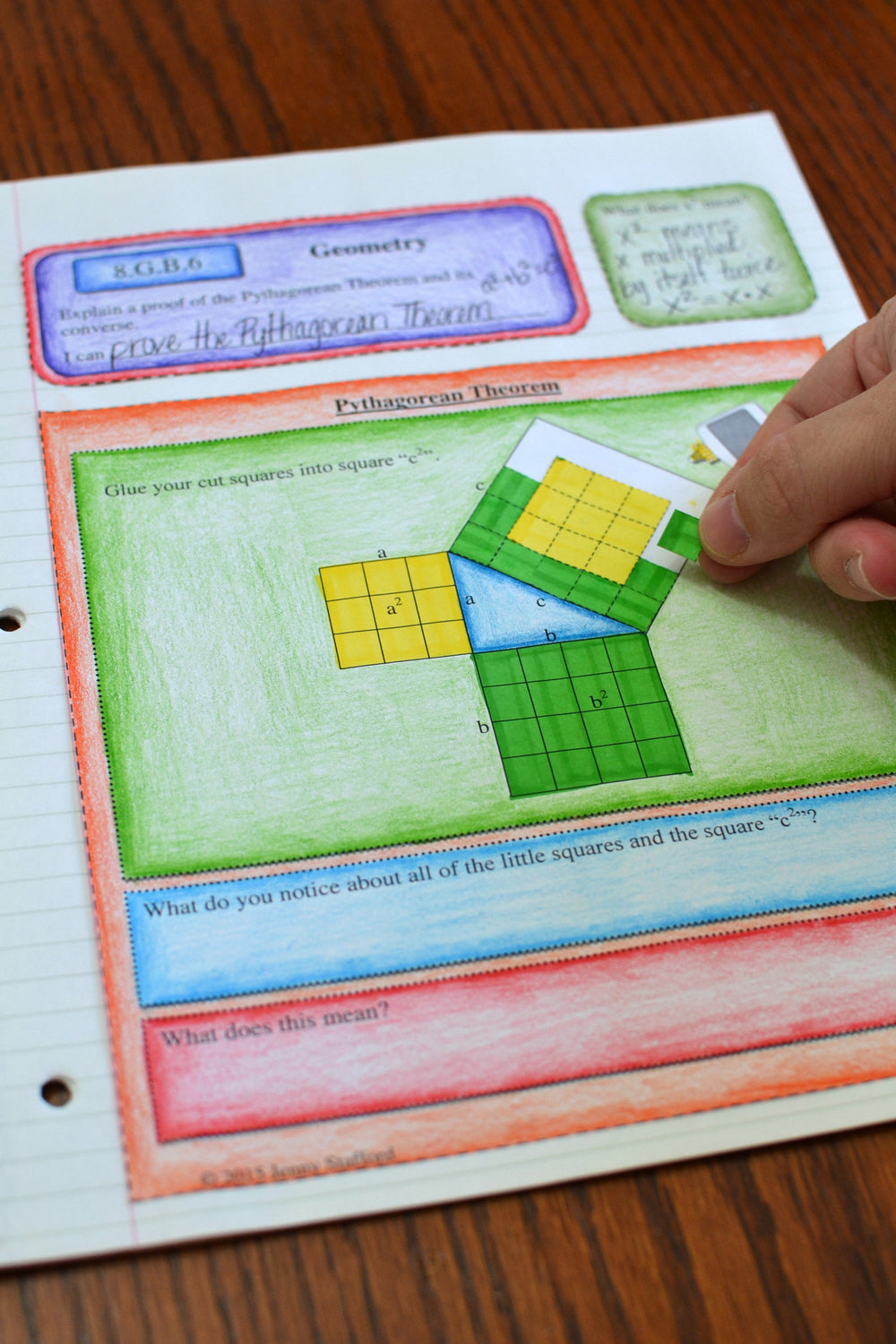 8th Grade Math Interactive Notebook - Math in Demand