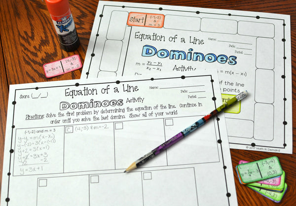 Math Dominoes Activities Bundle - Math in Demand