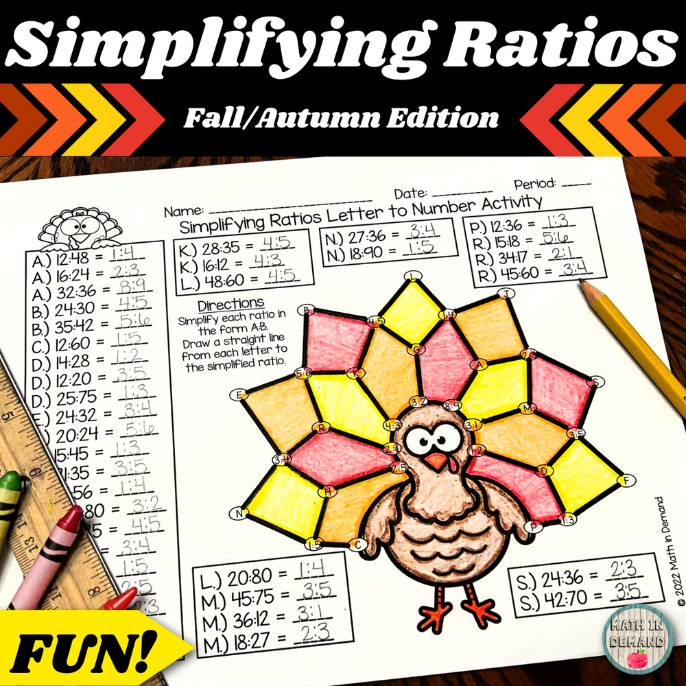 Letter to Number Activities - Math in Demand