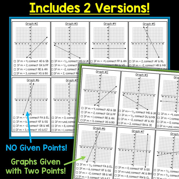 Slope of a Graph Christmas Lights Stained Glass - Math in Demand