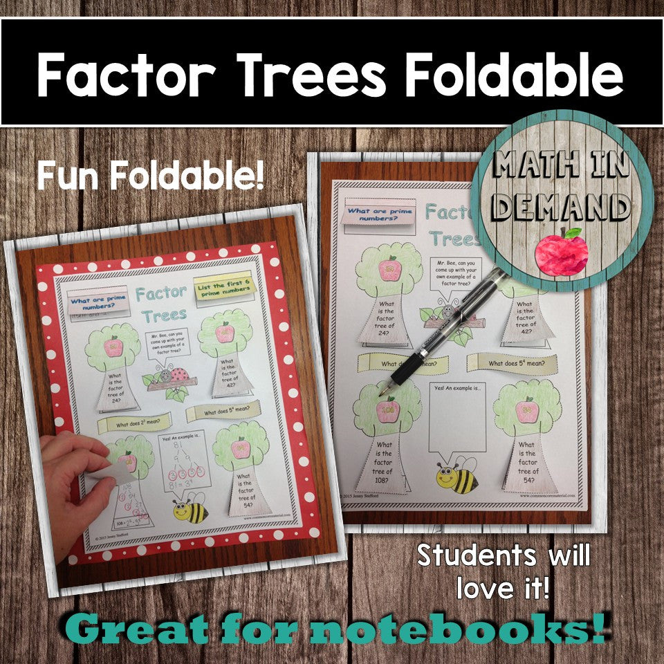 Factor Tree Math Activity Factor Tree | The Yenepoya School,
